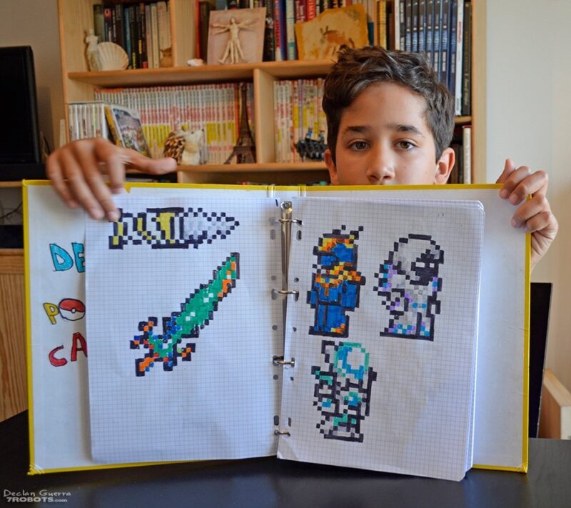 Terraria Pixel Art by Kids! Art by Declan Guerra