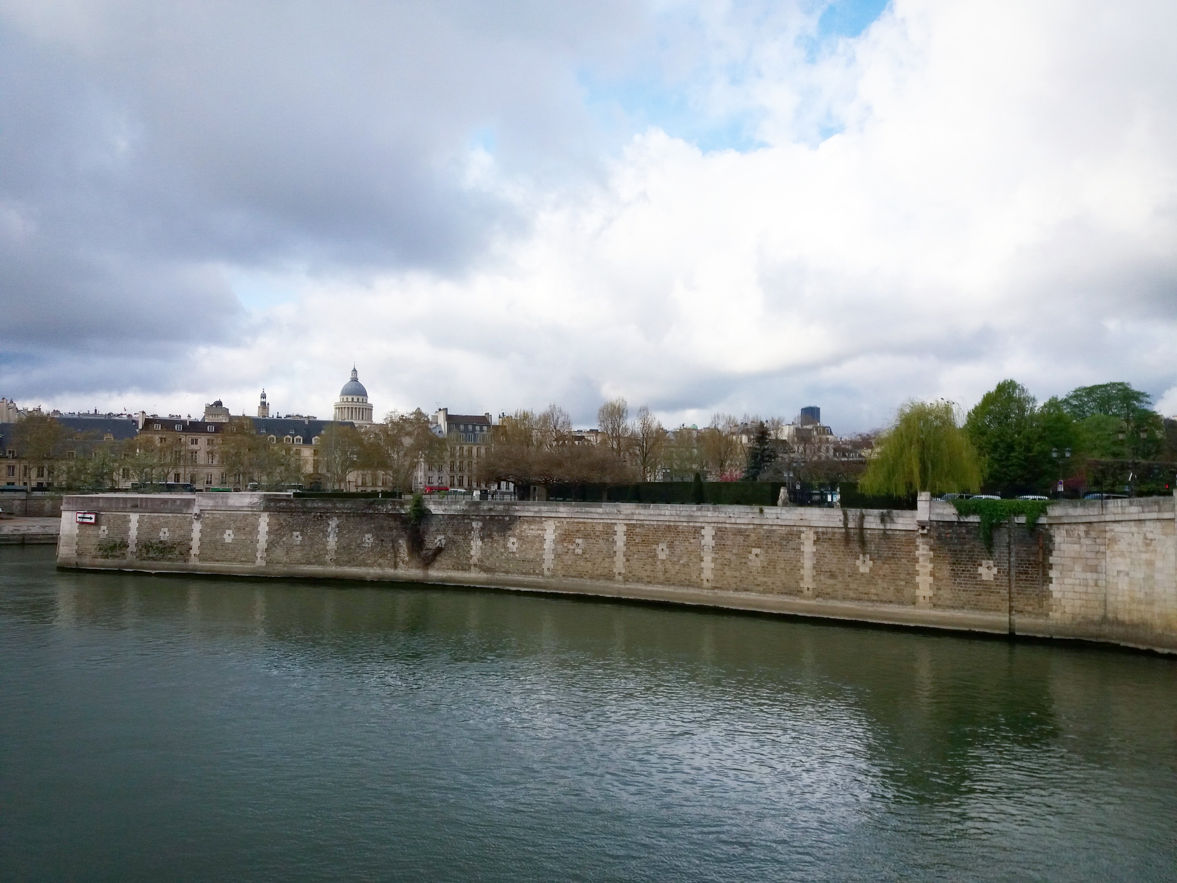 The wall around the birthplace of Paris. Photo by Suzy Dias