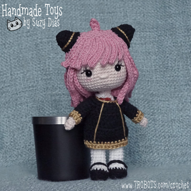 Crochet Spy x Family Anya Forger by Suzy Dias