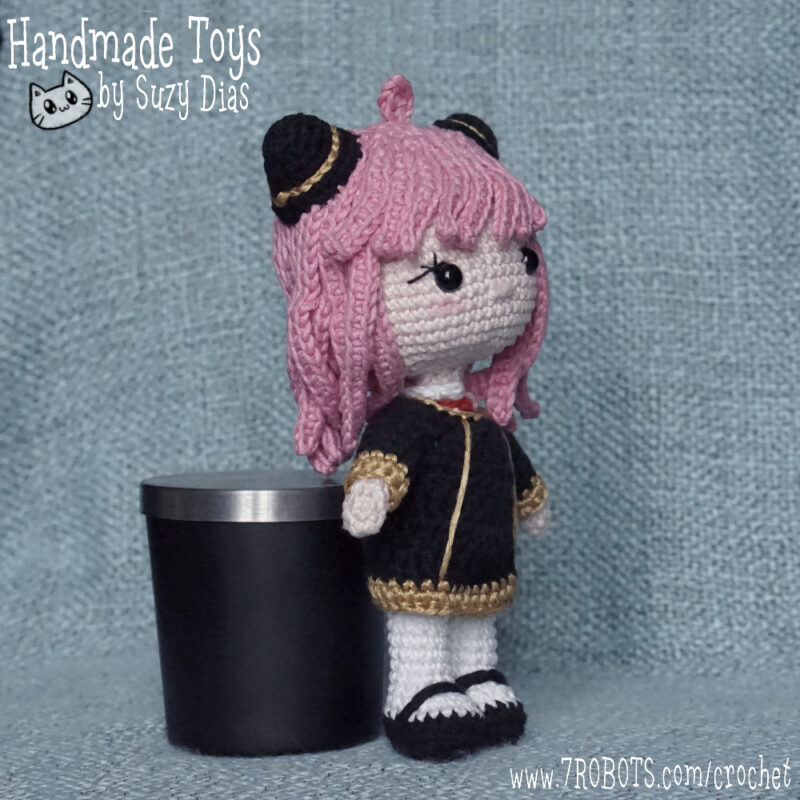 Crochet Spy x Family Anya Forger by Suzy Dias